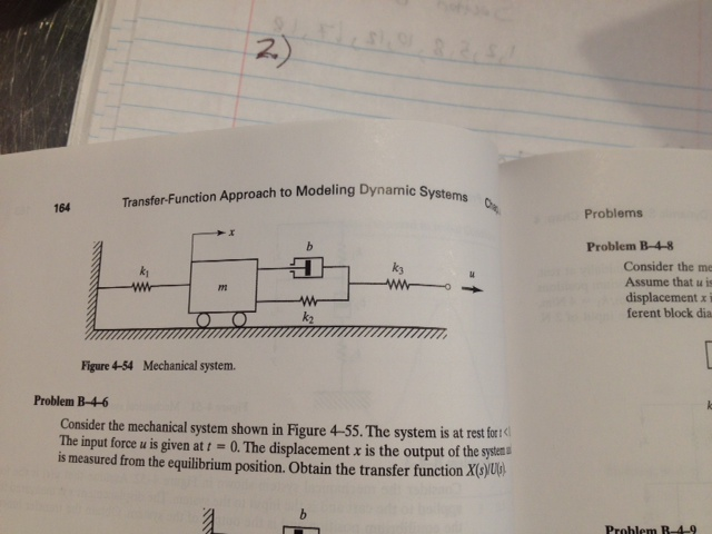 Solved In the mechanical system shown in Figure 4-53, the | Chegg.com