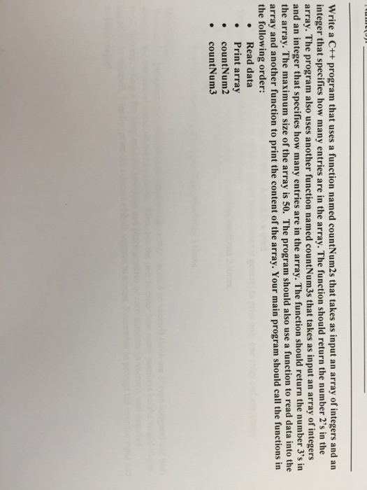 Solved Write a C++ program that uses a function named | Chegg.com
