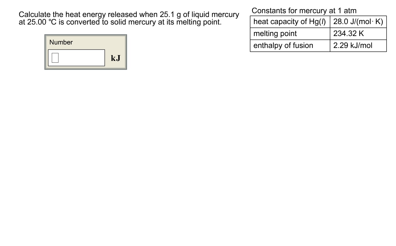 Solved Calculate the heat energy released when 25.1 g of | Chegg.com