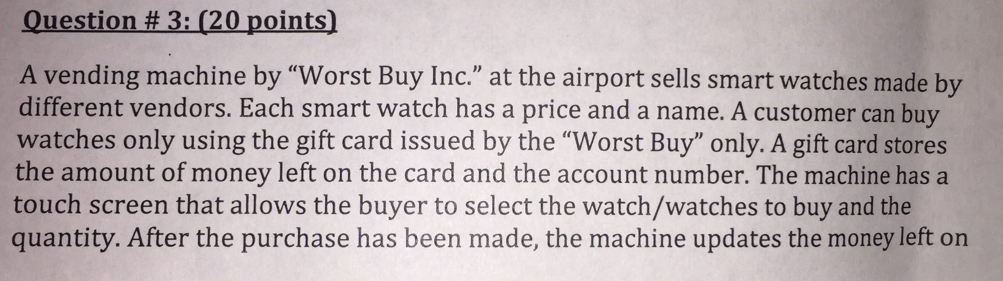 Solved 1. Identify the entity boundary and control | Chegg.com