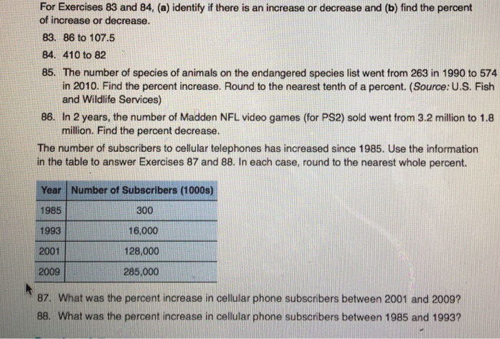 Solved For Exercises 83 and 84, (a) identify if there is an | Chegg.com