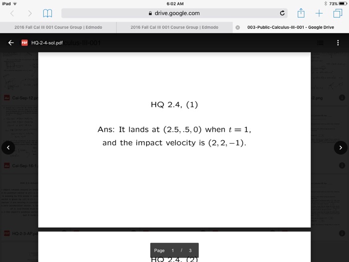 Solved Here is my work for part (1): | Chegg.com