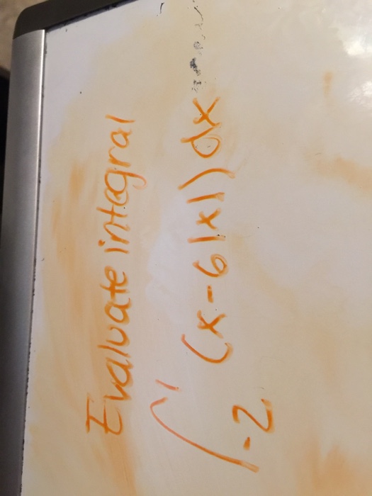 Solved Evaluate integral integral_-2^1 (x-6 |x|) dx | Chegg.com