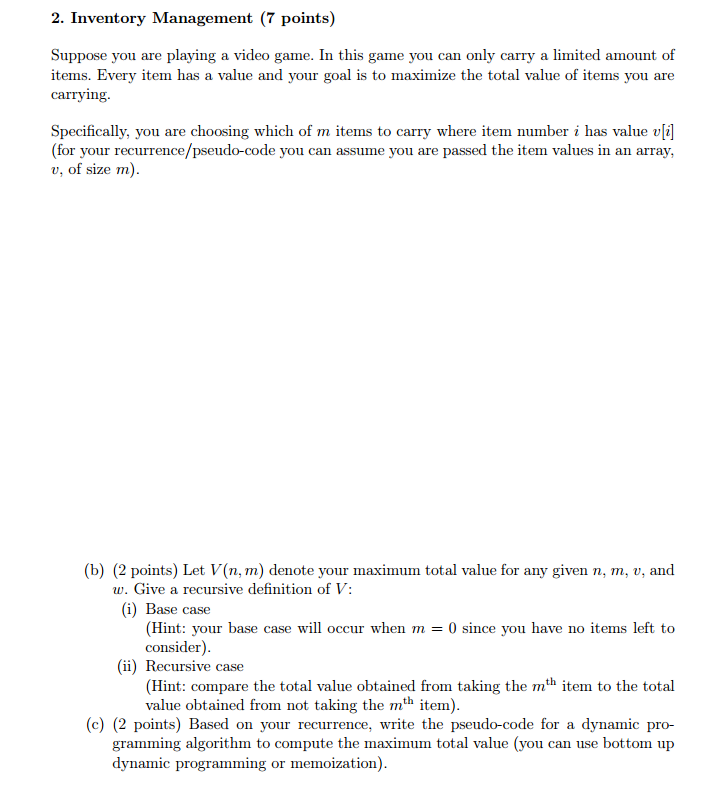 Solved Suppose you are playing a video game. In this game | Chegg.com