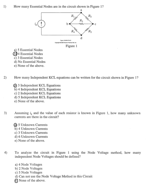 Solved How many Essential Nodes are in the circuit shown in | Chegg.com