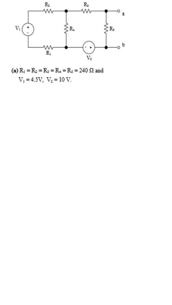 Solved Calculate the open circuit voltage, Vab, in the | Chegg.com