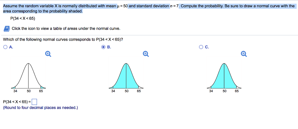 Solved Assume the random variable X is normally distributed | Chegg.com