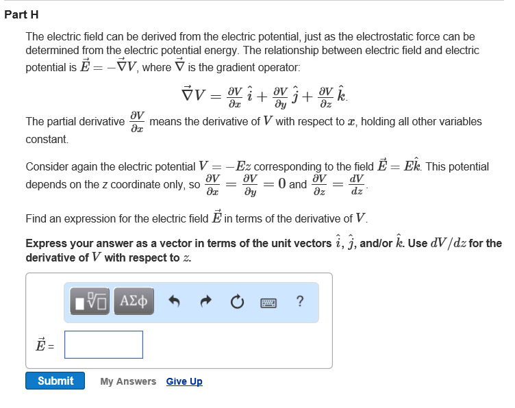 Solved Electric Potential Energy versus Electric Potential | Chegg.com