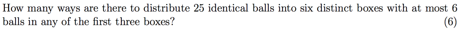 Solved How many ways are there to distribute 25 identical | Chegg.com