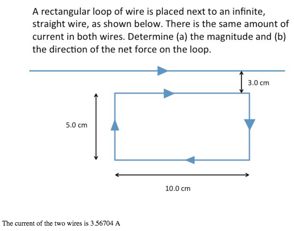 Solved A rectangular loop of wire is placed next to an | Chegg.com