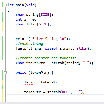 Solved I am writing a pig latin program. I have tokenized | Chegg.com