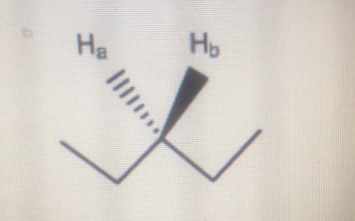 Solved 2. The protons marked Ha and Hb in the molecule below | Chegg.com