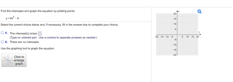 Solved Find the intercepts and graph the equation by | Chegg.com