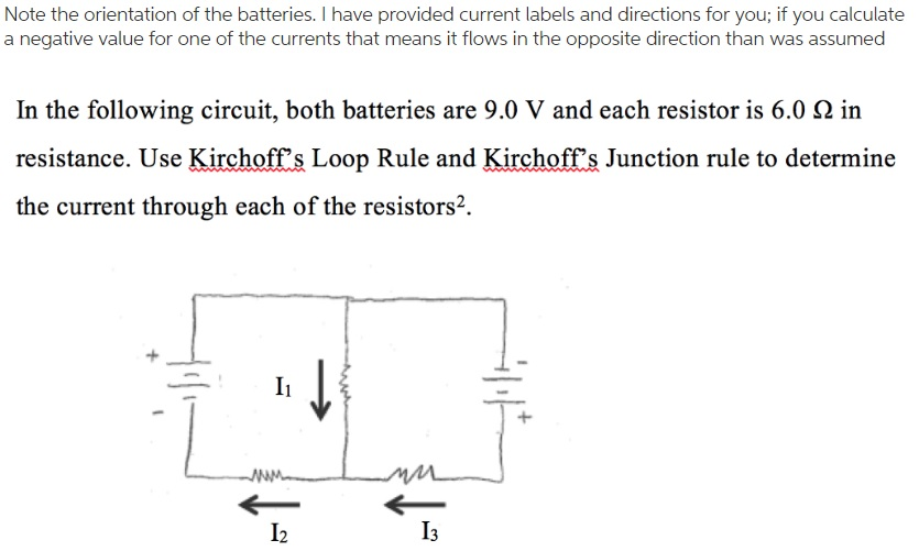Solved In the following circuit, both batteries are 9.0 V | Chegg.com