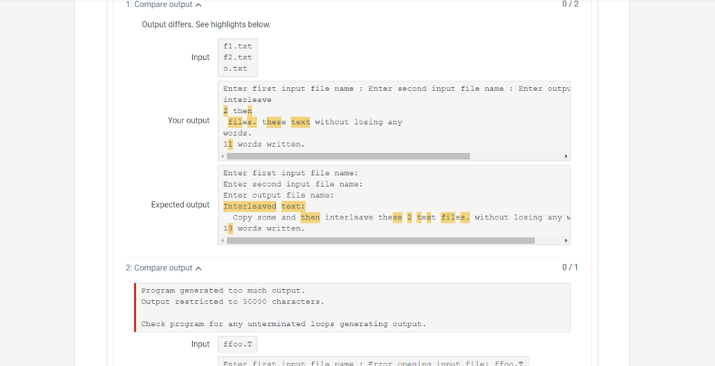 Solved 9.8 Lab Exercise Ch.9b: File I/O &Interleave Write | Chegg.com