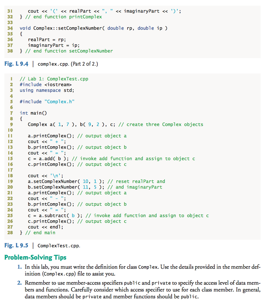 Solved Description of the Problem Create a class called | Chegg.com