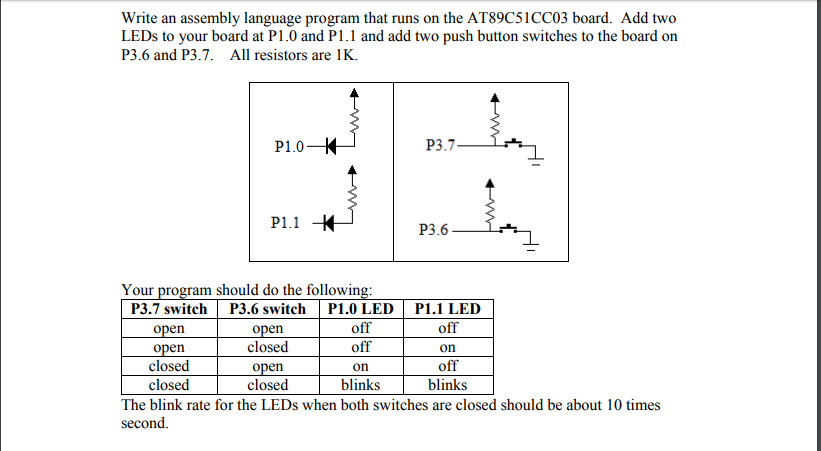Solved Write an assembly language program that runs on the | Chegg.com