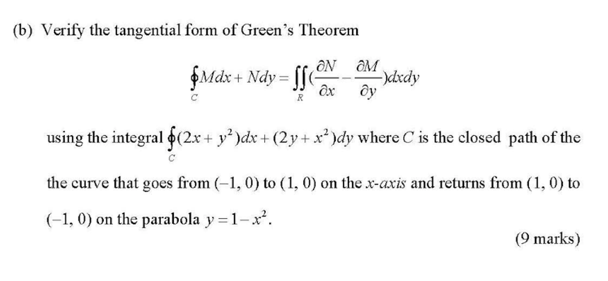 Solved Verify the tangential form of Green's Theorem | Chegg.com