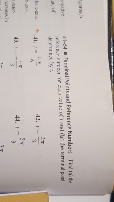 Solved pproach 41-54 Terminal Points and Reference Numbers | Chegg.com