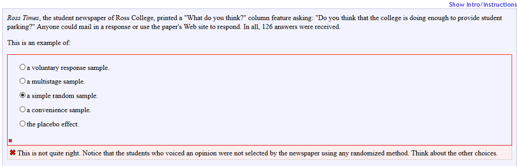 Solved Show In tro/Instructions Ross Times, the student | Chegg.com