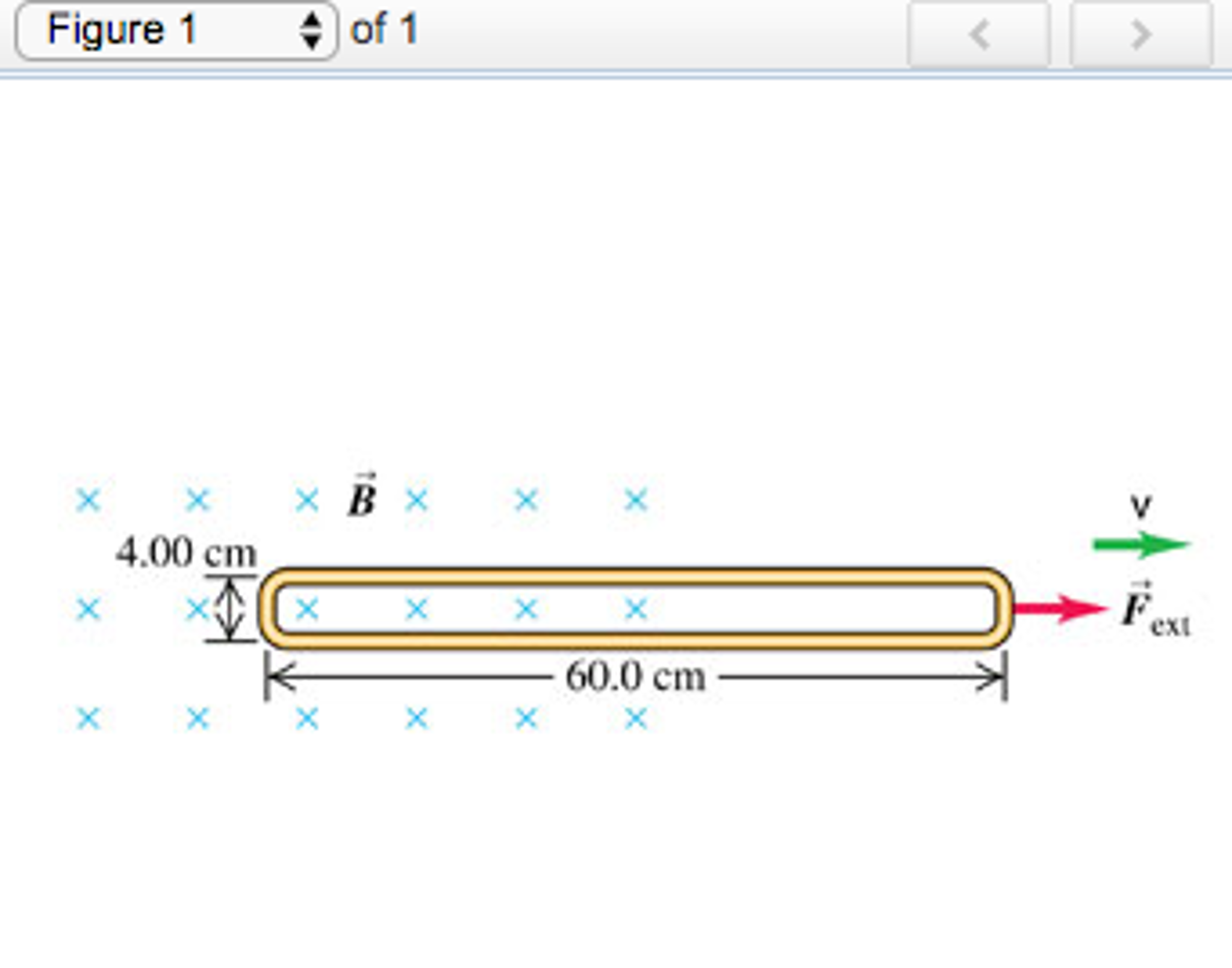 Solved A very long, rectangular loop of wire can slide | Chegg.com