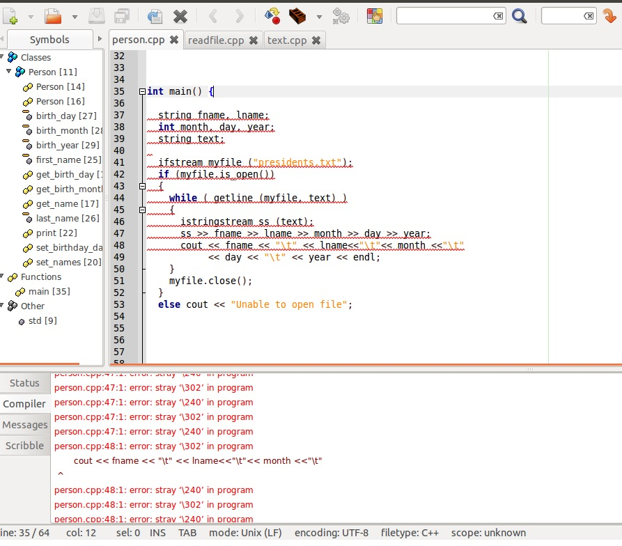 Solved Hello. I'm still new to C++ and I'm in the process of | Chegg.com