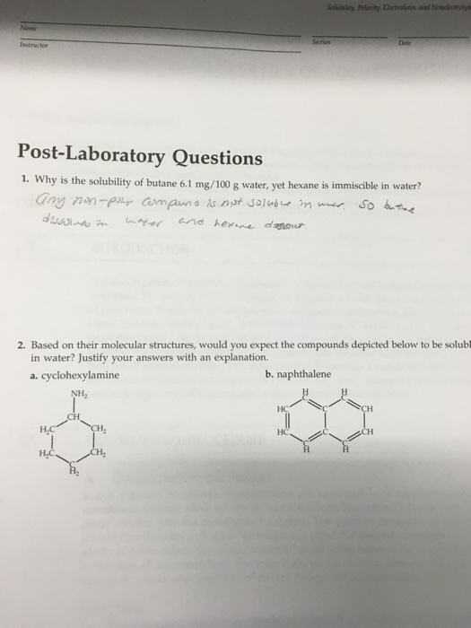 Solved Lab Report Part A - Determination of the | Chegg.com