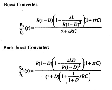 Derive the transfer function v0(s)/iL(s) for a Boost | Chegg.com