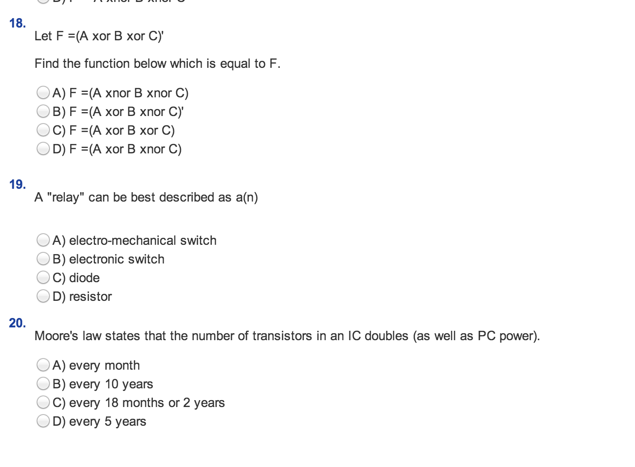 Solved What Boolean Function Is Represented By The Circuit 7123