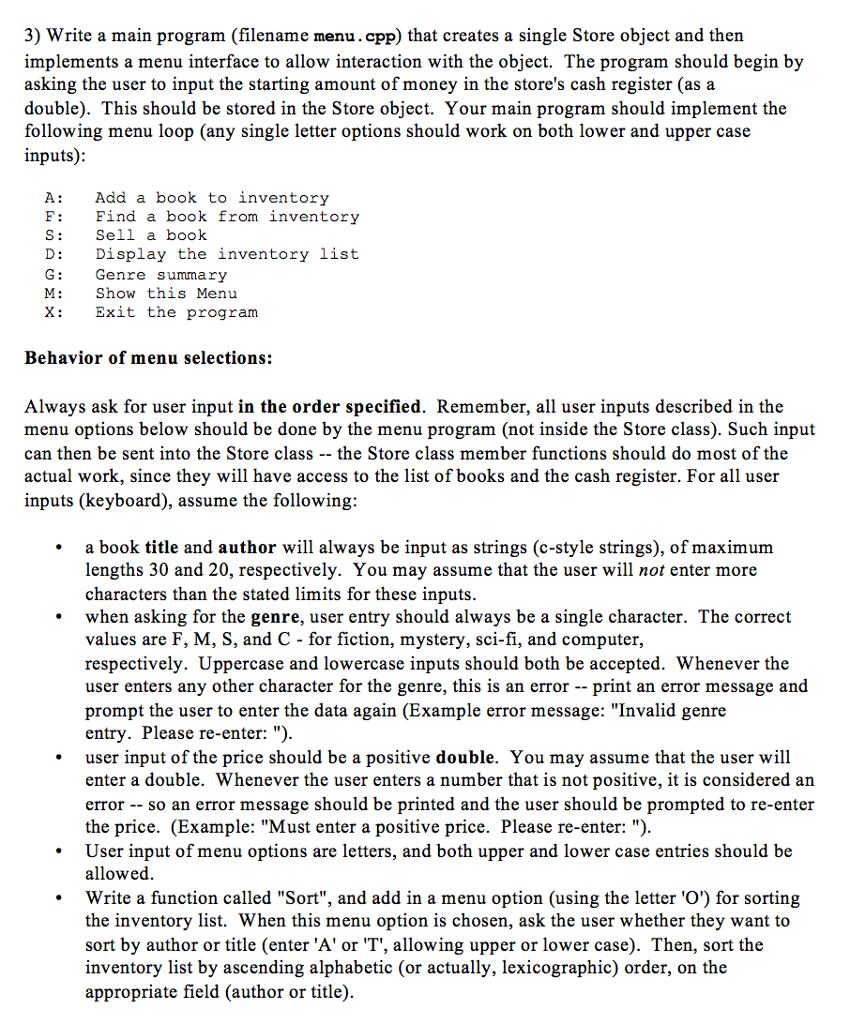 Solved This C Program Consists Of Writing Classes That 2825