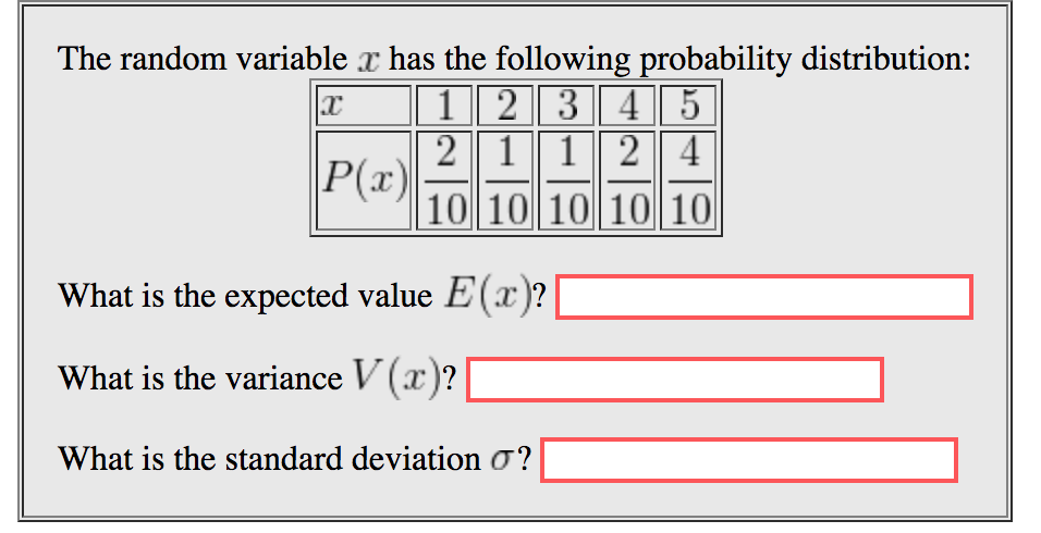 Solved The random variable r has the following probability | Chegg.com