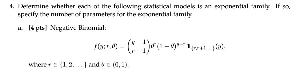 Solved 4. Determine whether each of the following | Chegg.com