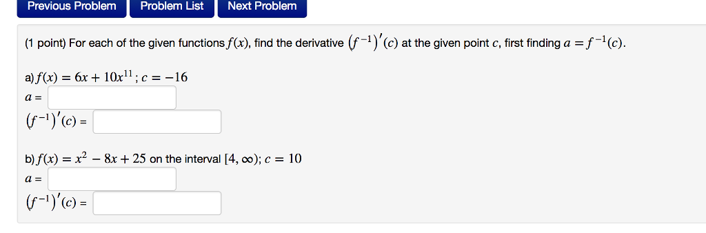 Solved For Each Of The Given Functions Fx Find The
