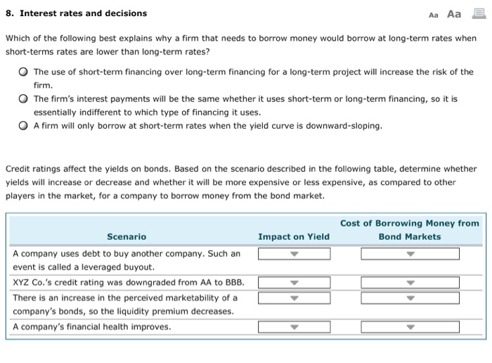 Solved Which of the following best explains why a firm that | Chegg.com