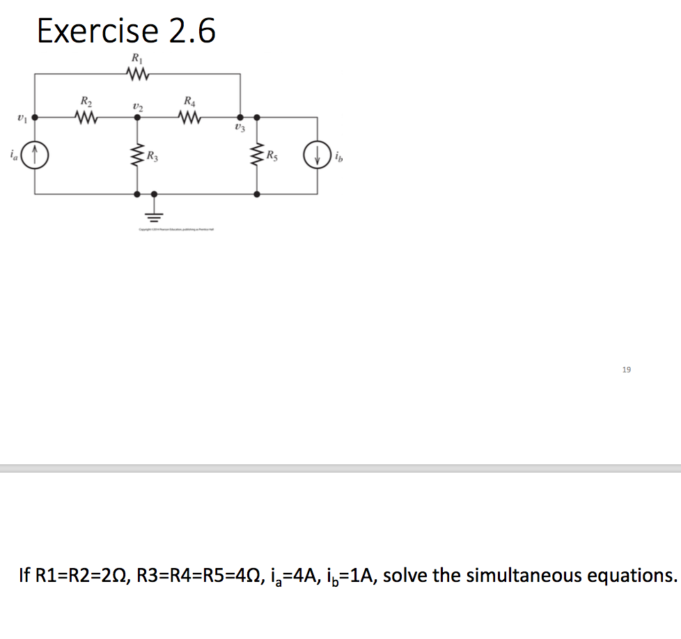 Solved Exercise 2.6 RI R2 R4 02 R3 19 If R1-R2-2Ω, | Chegg.com