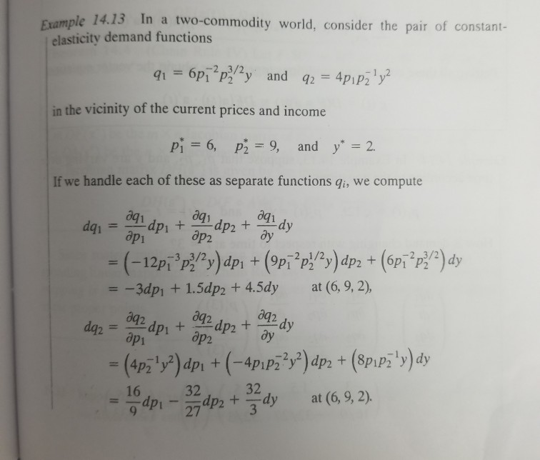 Solved Example 14 13 In A Two Commodity World Consider The