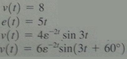 Solved Determine the Laplace transforms of the 4 given | Chegg.com