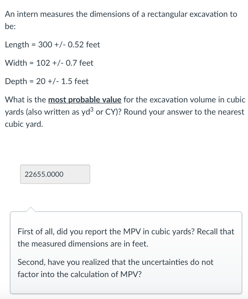 Solved An intern measures the dimensions of a rectangular | Chegg.com