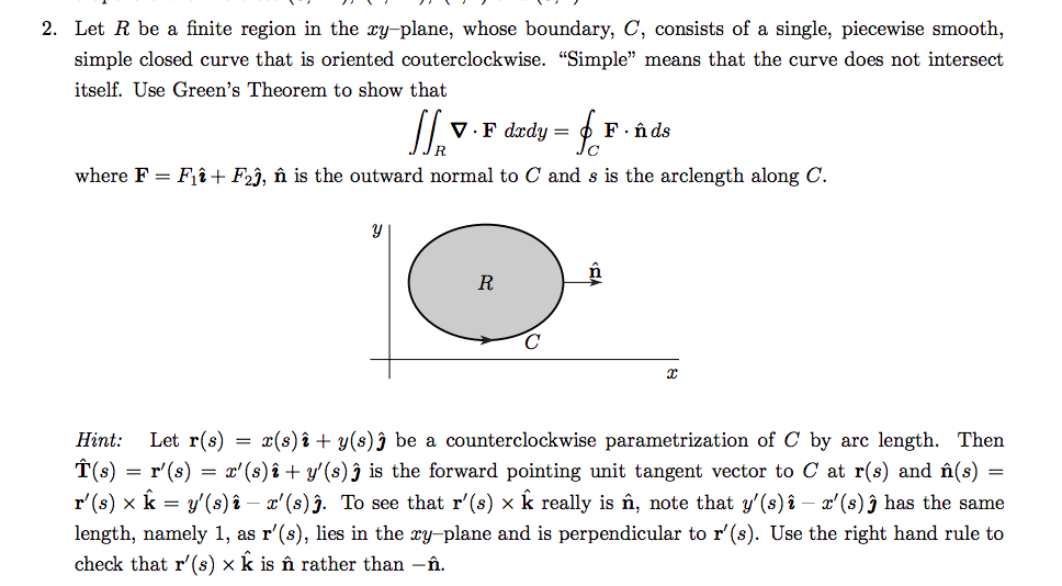 Solved 2. Let R be a finite region in the zy-plane, whose | Chegg.com Solved 2. Let R be a finite region in the zy-plane, whose | Chegg.com