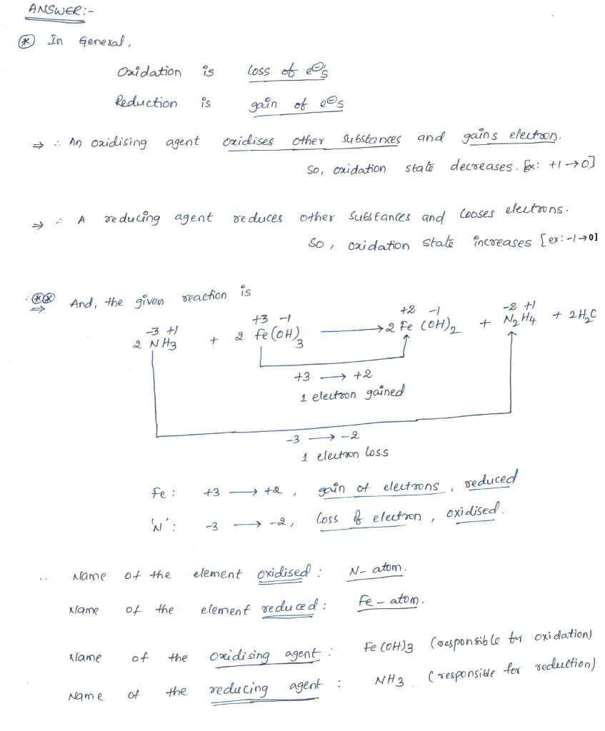 [solved]-Hno3 3clo2 H2o3clo3 No 3h In The Above Redox Reaction Use Oxidation Numbers To Identify ...