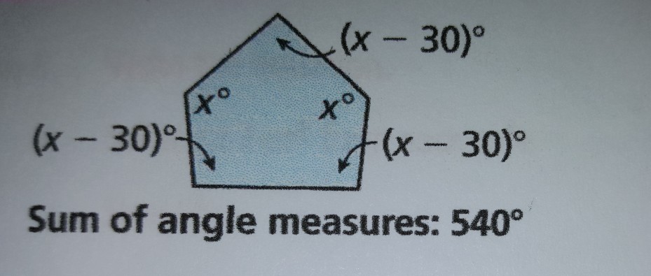Solved Find the value of x. Then find the angle measures of | Chegg.com
