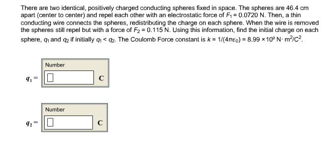 Solved There are two identical, positively charged | Chegg.com