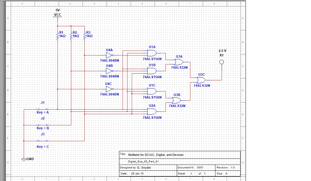 Solved Why does the Multisim circuit Digital_Exp_05_Part_01 | Chegg.com