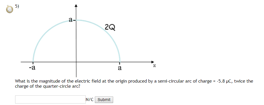 Solved A total charge Q -2.9 uC is distributed uniformly | Chegg.com