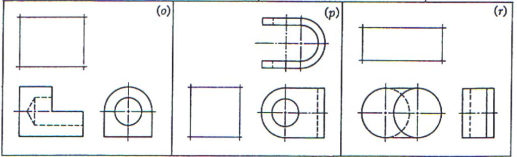 Solved Drow the missing section view? | Chegg.com