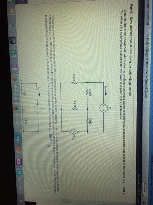 Solved You will use the node-voltage method to find the | Chegg.com