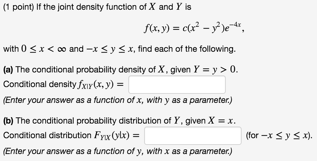 Solved i) Suppose that for two random variables X and Y | Chegg.com