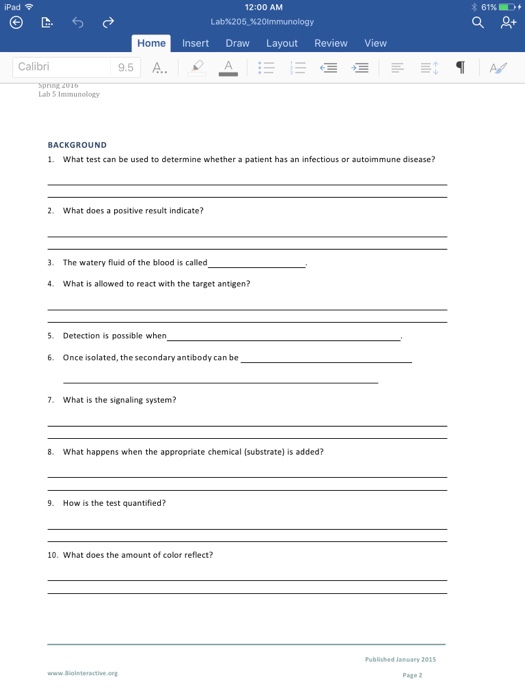 Solved What test can be used to determine whether a patient | Chegg.com
