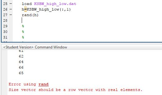 Solved I cant figure this out.Im trying to use the rand | Chegg.com