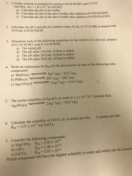 Solved calculate the [H+] and ph of a solution when 50ml | Chegg.com